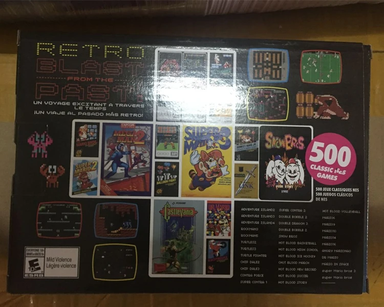 Retro Family Built-in 500 Classic Game Console For Nintendo Nes - Buy ...
