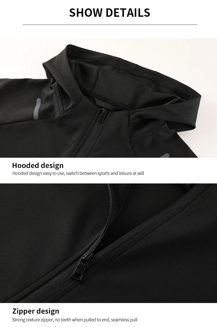 Sports Gym 2 Piece Set Full Zipper Jacket Jogger Soccer Training ...