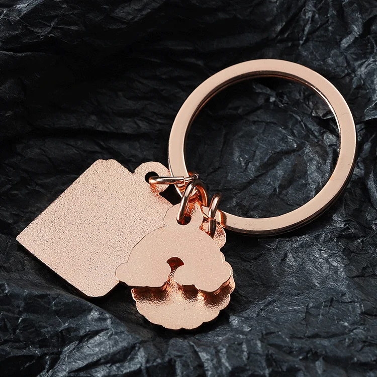 Custom Charm Flower Keychain - Perfect for Bags & Promotions
