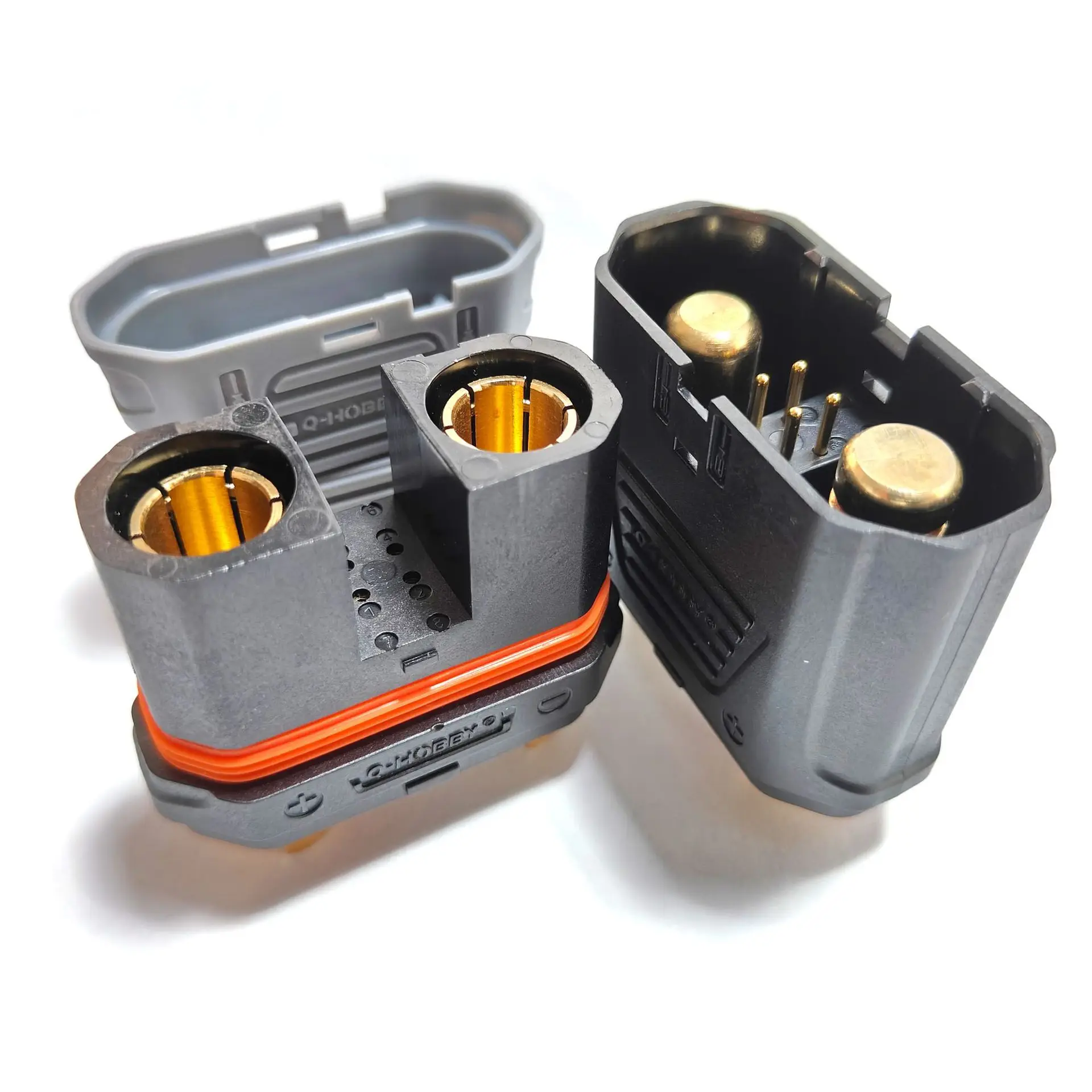 QS12 High Current Anti-spark Gold-plated Power Plug Battery Connector ...