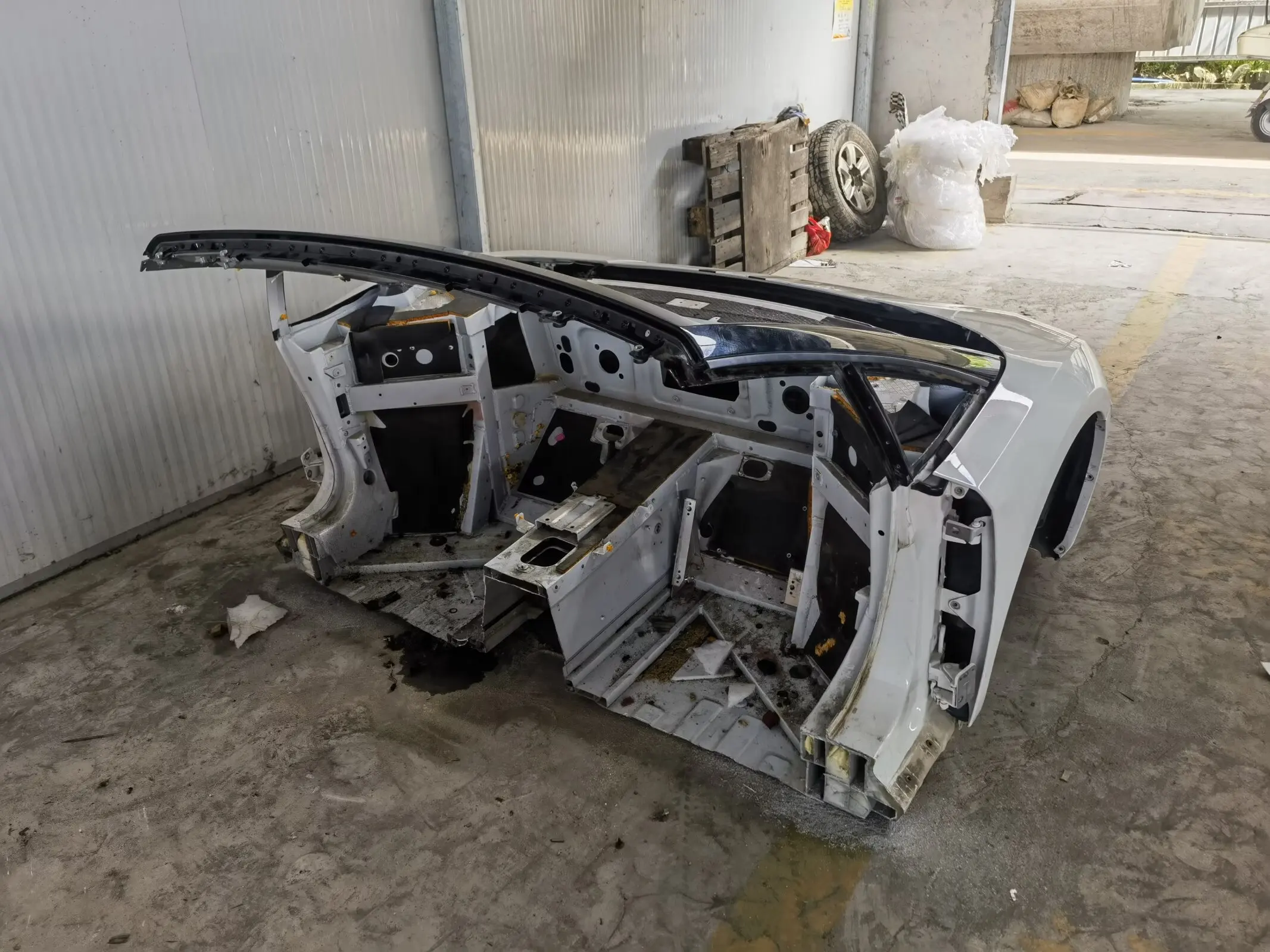 Original Used Front FRAME for Lamborghini Gallardo
