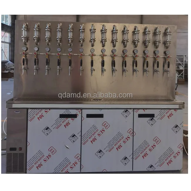 Draft Beer Wall Dispenser System with Keg Fridge for Bar/restaurant