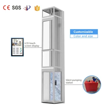 Two-story Villa Elevator 3-5 Floors Small Indoor Corridor Simple ...