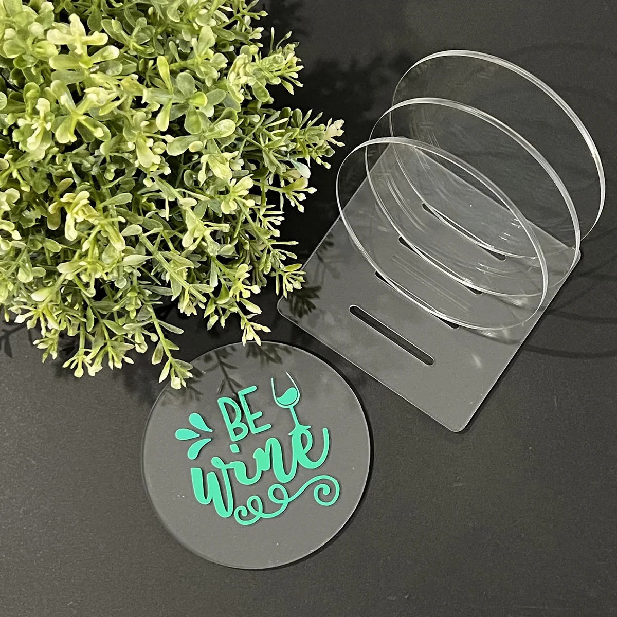 Acrylic Coaster Custom print Clear Acrylic Coasters Set of 4| Alibaba.com