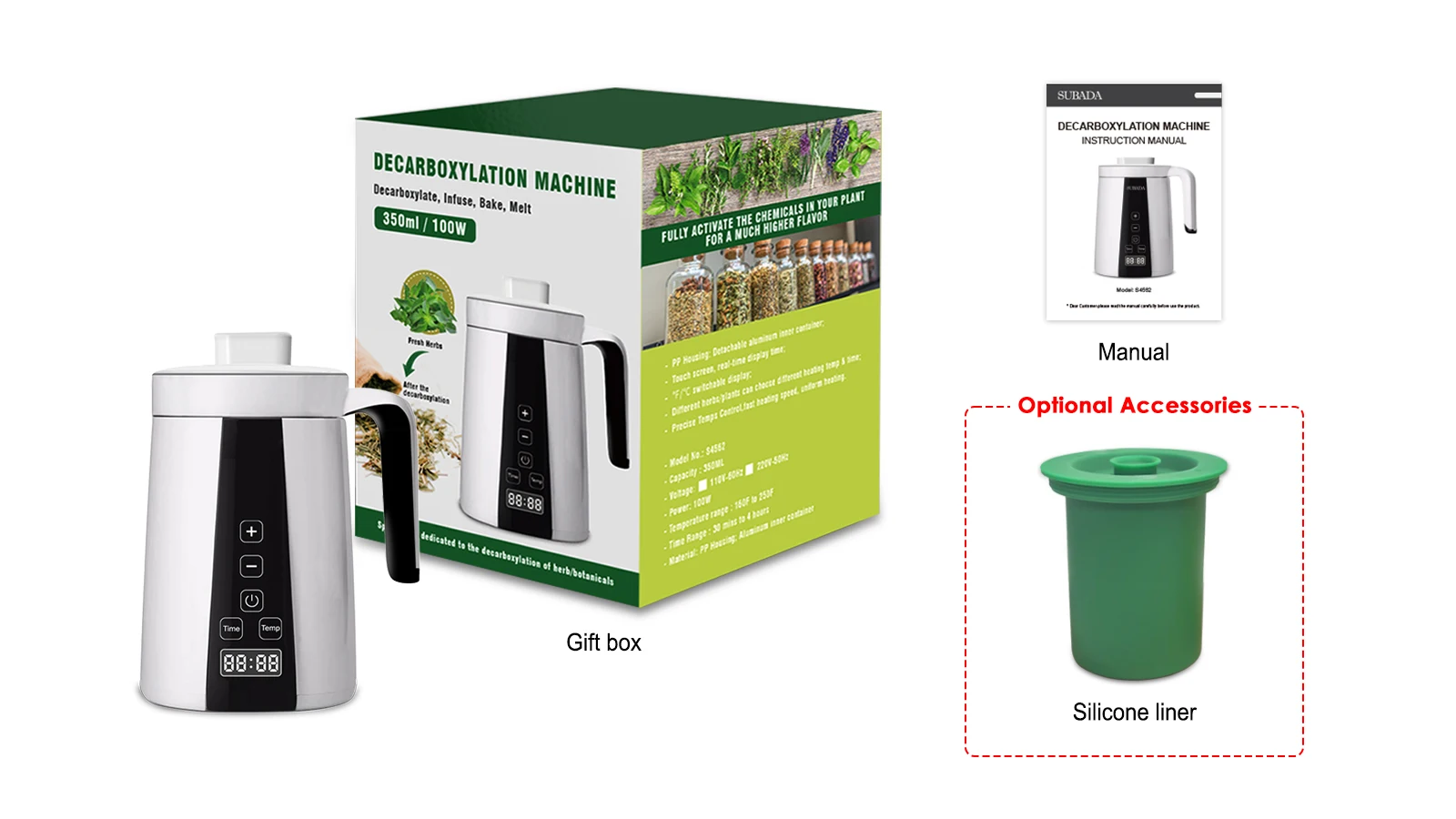 New Herbal Decarboxylator For Herbals Plants Oils Home Use ...