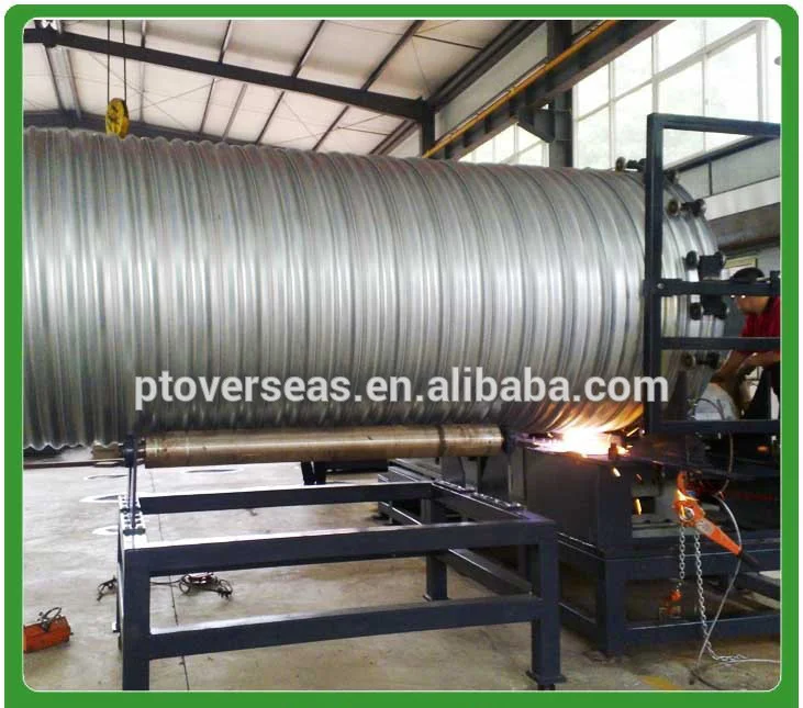 Giant Driveway Corrugated Metal Drain Culvert Pipe Machine