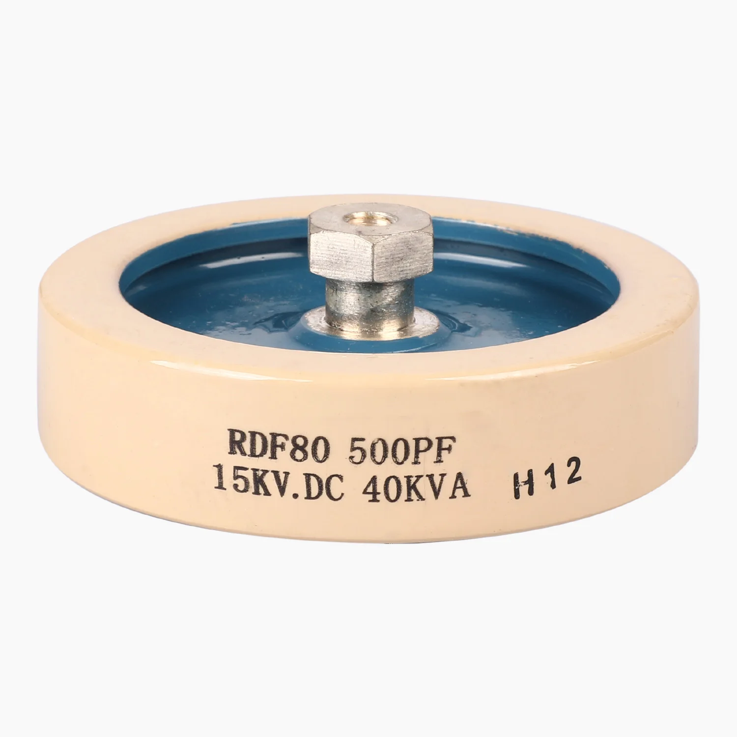 CCG81 Plate Type High Voltage Ceramic Capacitor 500pf 15KV 40KVA