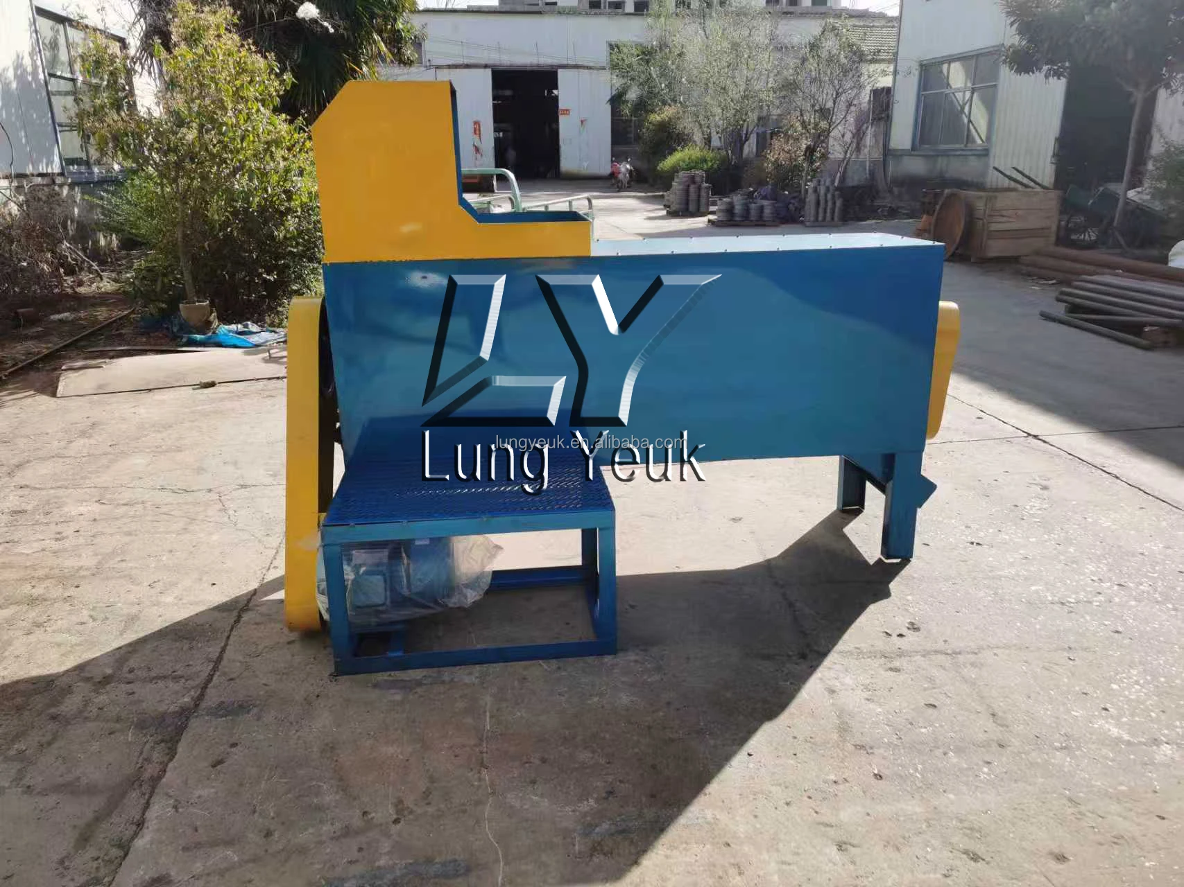 1T/H Palm Fiber Kernel Separator Machine with diesel Engine Fiber ...