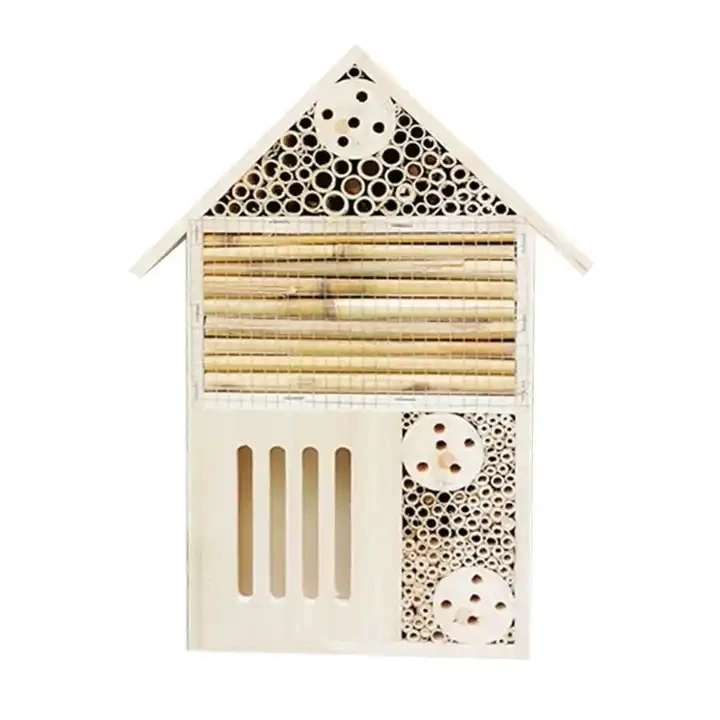 Wooden Insect Bee Butterfly House,Insect Hotel,an Outdoor Hanging ...