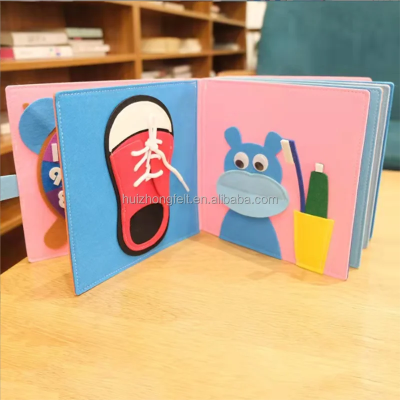 New Design Felt Fabric Baby Cloth Stories Books - Buy Felt Fabric Baby ...