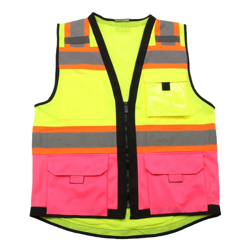 WEJUMP Class 2 Breathable Construction Uniforms Hi Vis Reflective Road ...