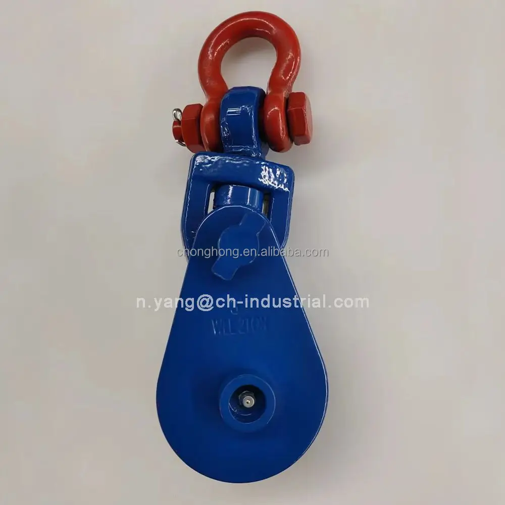 Lifting Single Sheave Pulley Open-end Single Wheel Light Type Champion ...
