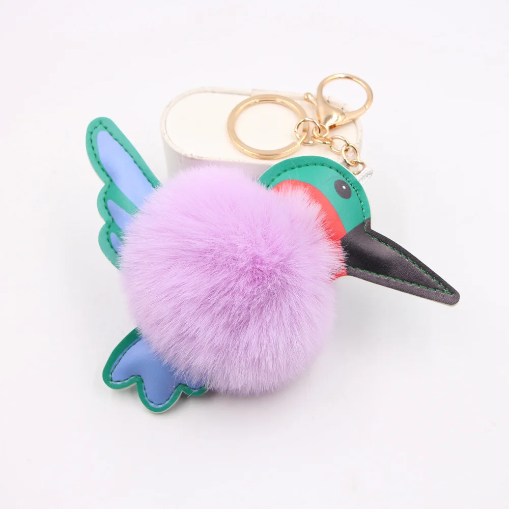 Novelty Jewelry Keyrings Cartoon Bird Key Ring Chain Cute Animal ...