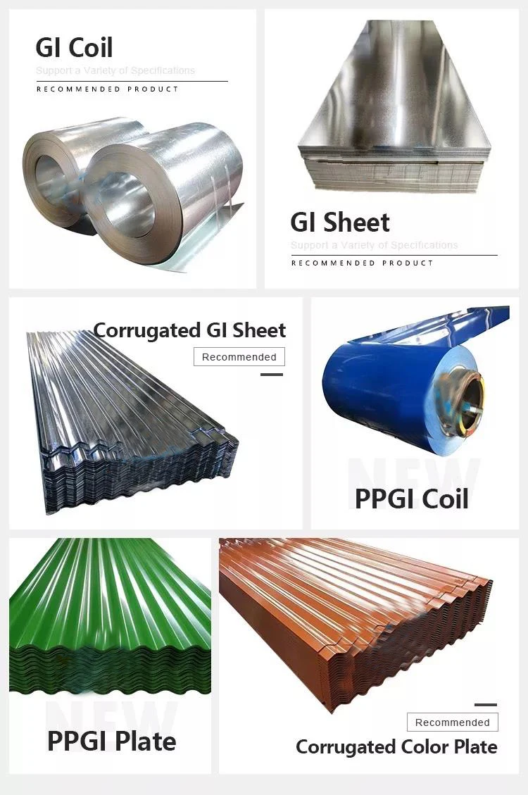 Galvanized Steel Plate Corrugated Roof Sheet Color Coated Roofing Sheet ...