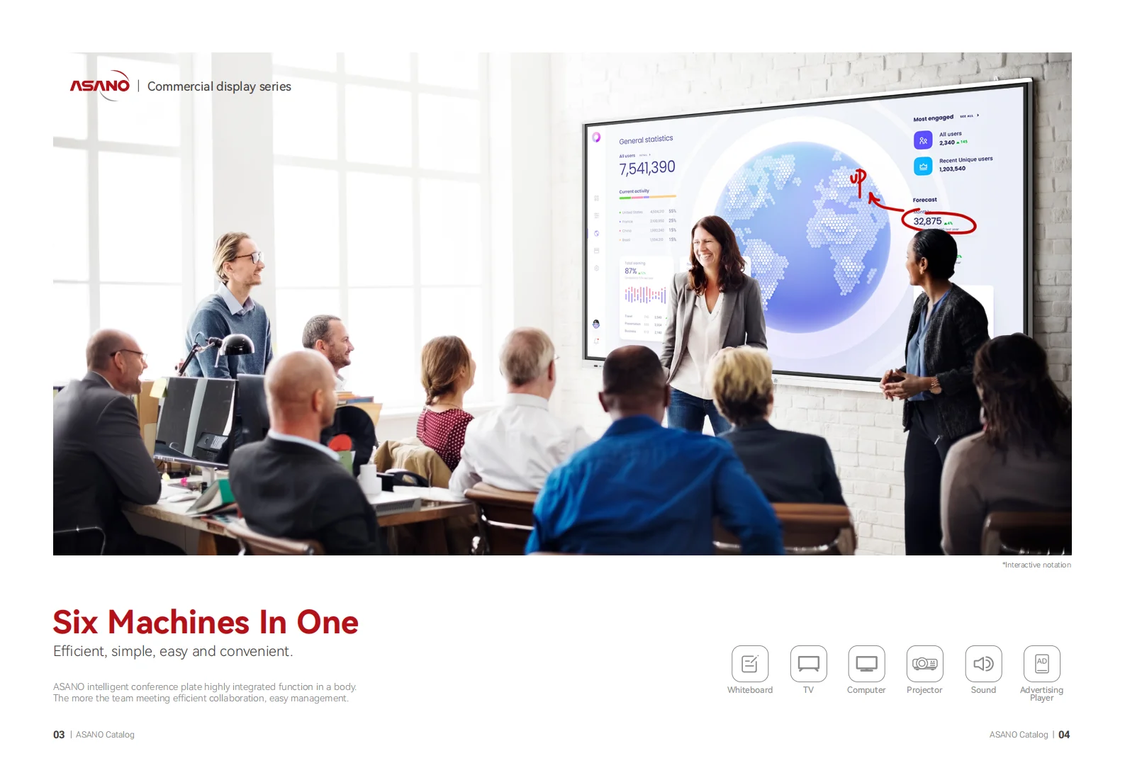 Customized Logo Electronic Whiteboard Lcd Display 4k Education ...