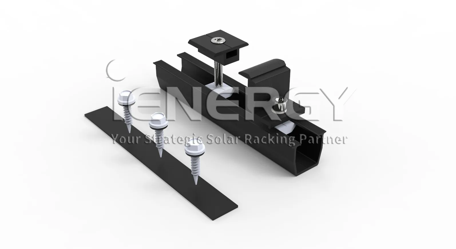 U Channel Aluminum Profile Rail Solar Pv System for Metal Sheet Solar ...