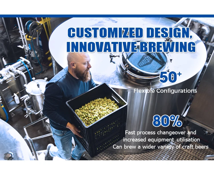 Customized Stainless Steel Micro Brewery 15BBL Brewing Beer Equipment ...