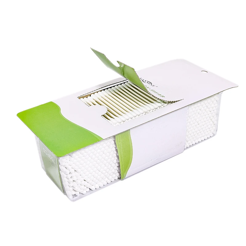 Custom Makeup Remover Ear Cleaning 750pcs Paper Sticks Cotton Swab With ...