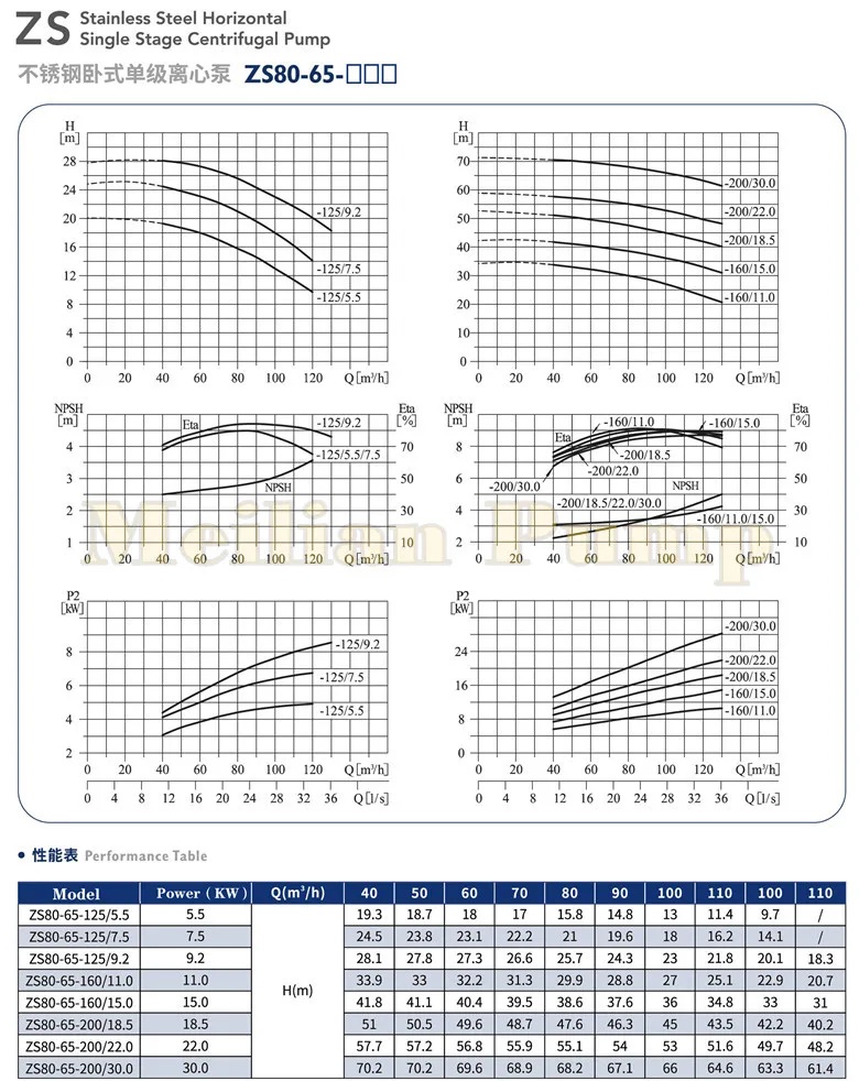CNP Nanfang Pump ZS65 Series - Efficient Water Solutions