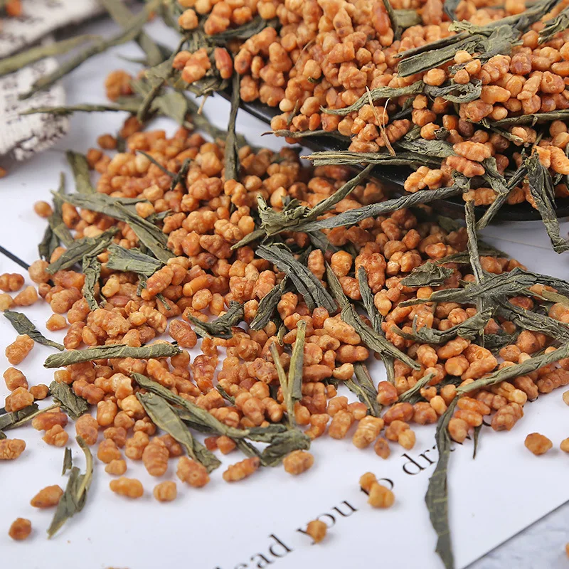 Japanese Genmaicha Tea Sencha Brown Rice Green Tea in Loose Wholesale ...