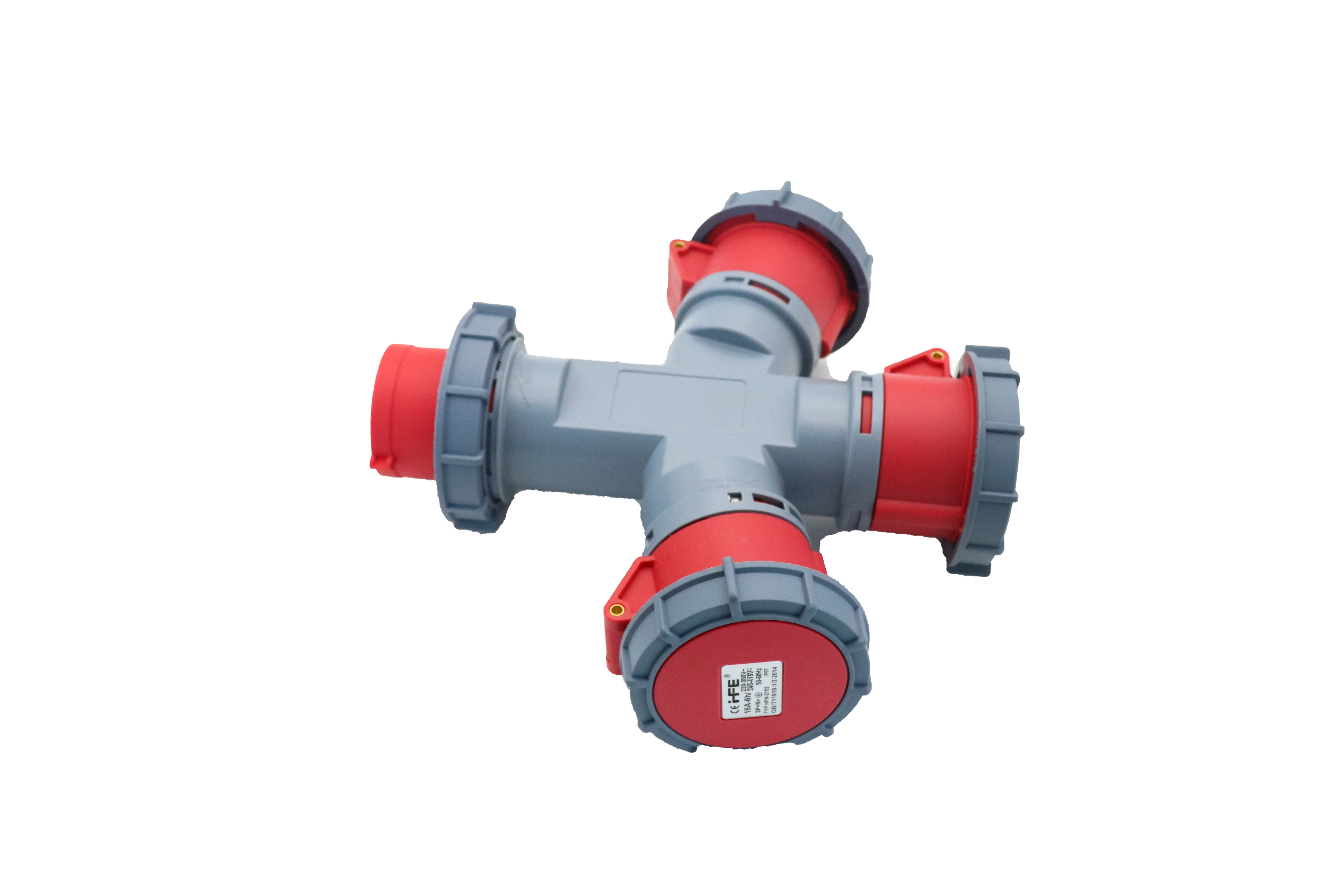 16a 380v 3-way Plug Socket Multiple Socket Adaptor - Buy Buy 3-way Plug ...