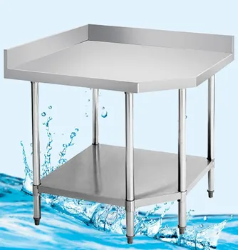 Freestanding Corner Dining Table/stainless Steel Kitchen Worktops For ...