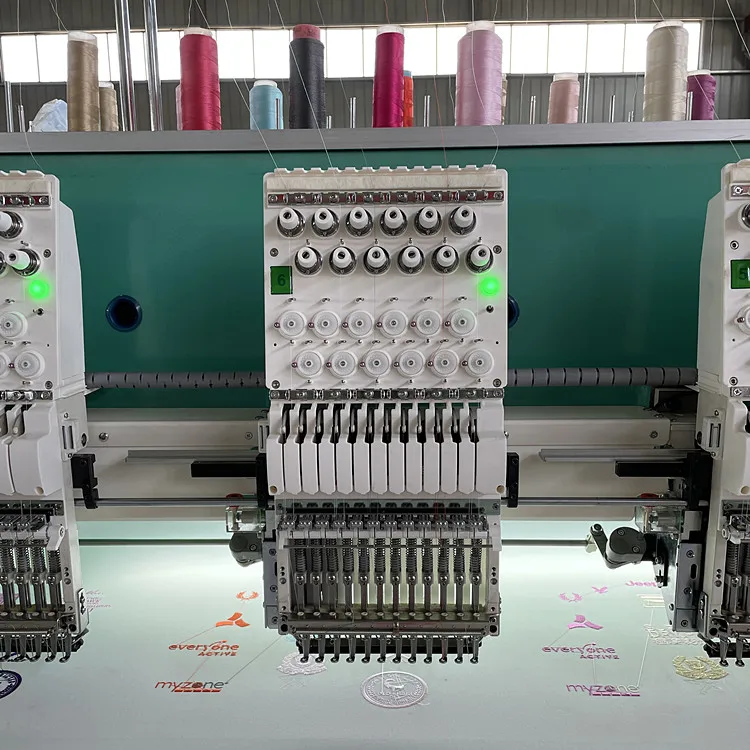 12 Needle 24 Head High Speed Embroidery Machine - Buy Embroidery ...