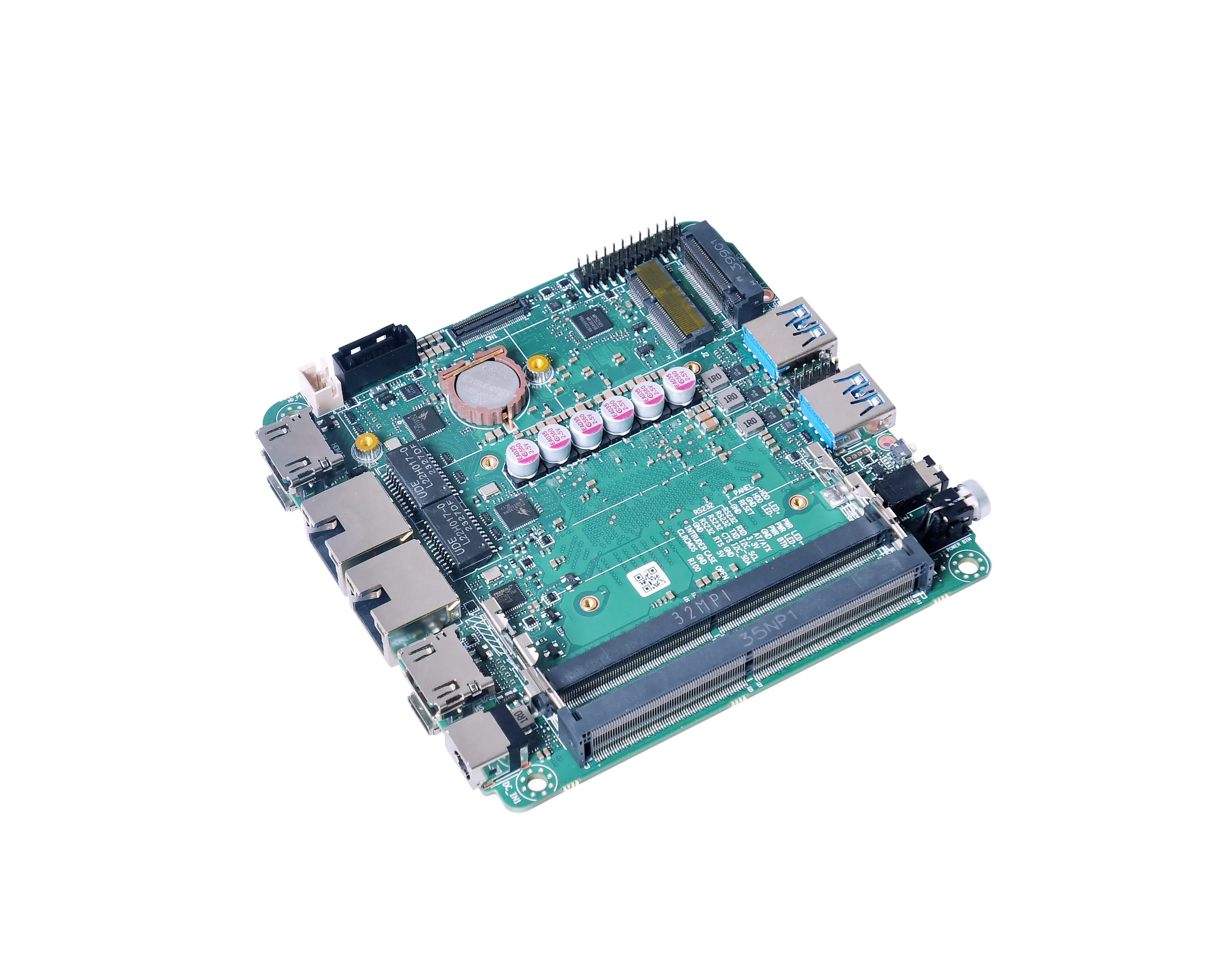 Mini Ddr5 Motherboard Nuc Size 10*10cm Dual Gigabit Network Nvme Ssd H-d2.0 4k Gaming Board ...