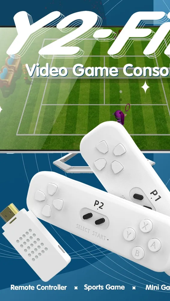 Data Frog Retro Game Stick With 2.4g Wireless Controller 4k Motion ...