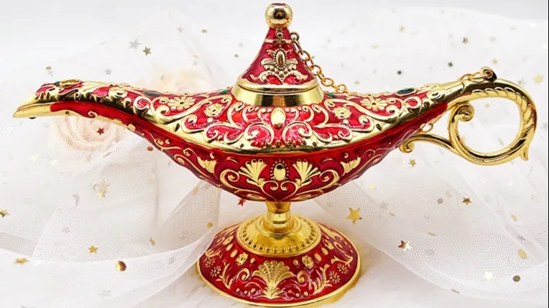 Factory Wholesale Aladdin Magic Lamp Jewelry Box Metal Crafts Home ...