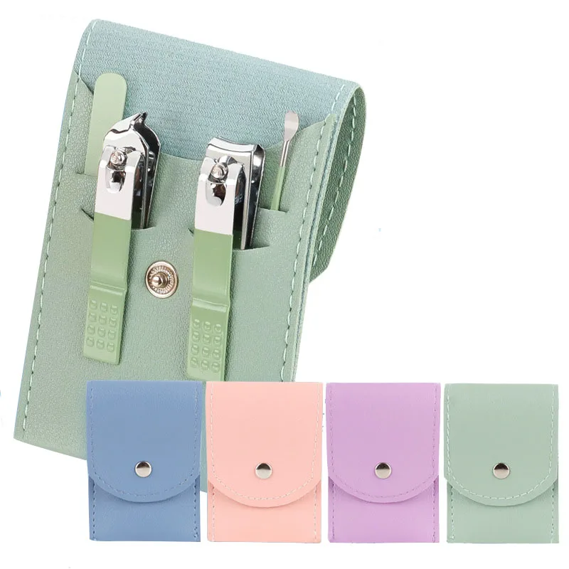 Colorful 4pcs Nail Cutter Fingernail Clippers Kit Nail Clippers Set ...