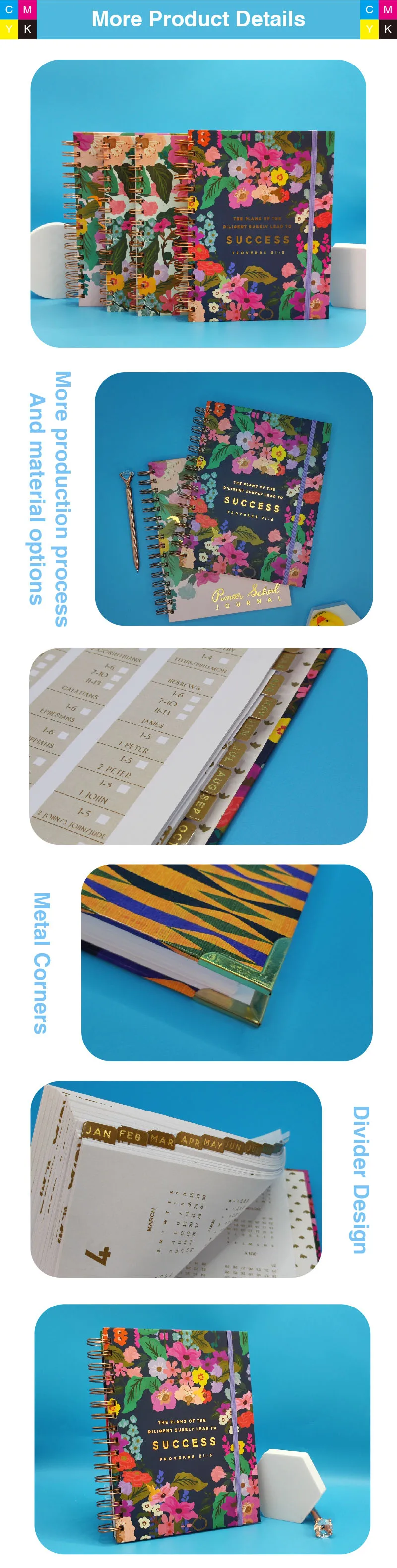 Hardcover Custom 8.5*11 Inches Pink Budget Planner Weekly Monthly ...