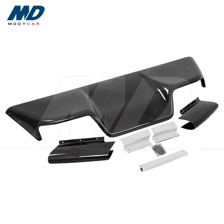 Jdm Style Carbon Fiber Rear Diffuser For 2009-2015 Nissan 370Z Z34 ...