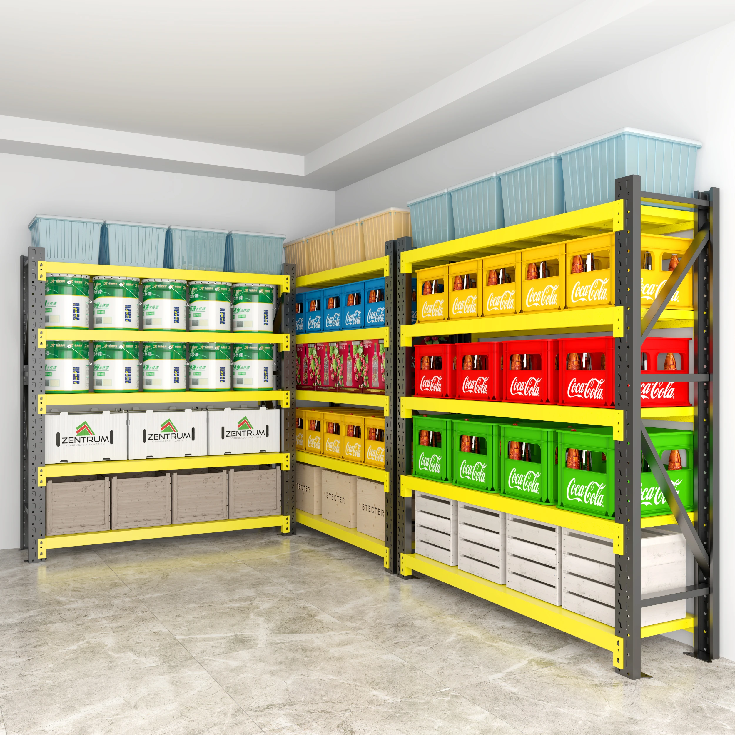 Supermarket Stacking Racks: Warehouse Storage Shelves Units| Alibaba.com
