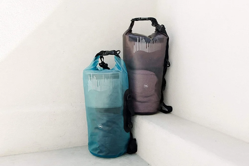 Waterproof Semi Transparent Dry Bag Dry Backpack Zipper Compartment ...