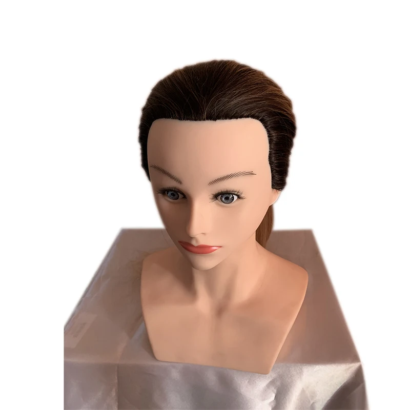 Barber Shop Human Hair Training Mannequin Doll Head Female Usage,613 ...