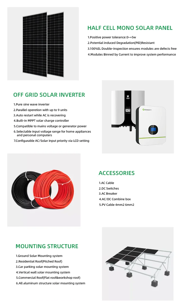 5000w Solar Panels System - off Grid 5kva Power Solution