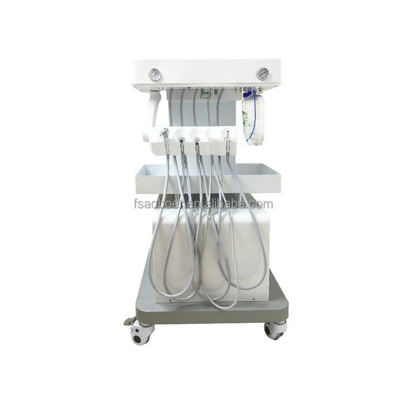 Portable Mobile Dental Unit Cart Dental Turbine Unit With Air ...