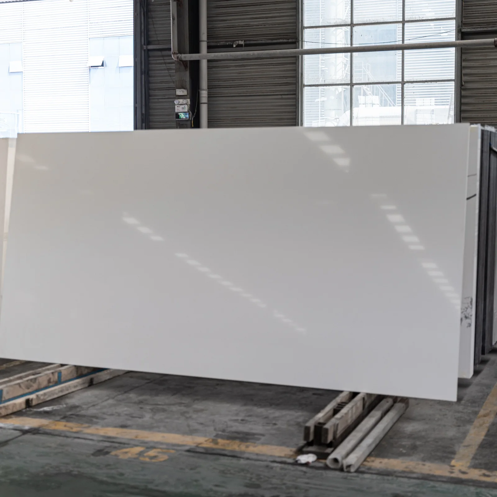 New Arrival High Quality Quarts Slab Pure White Quartz Prefabricated ...