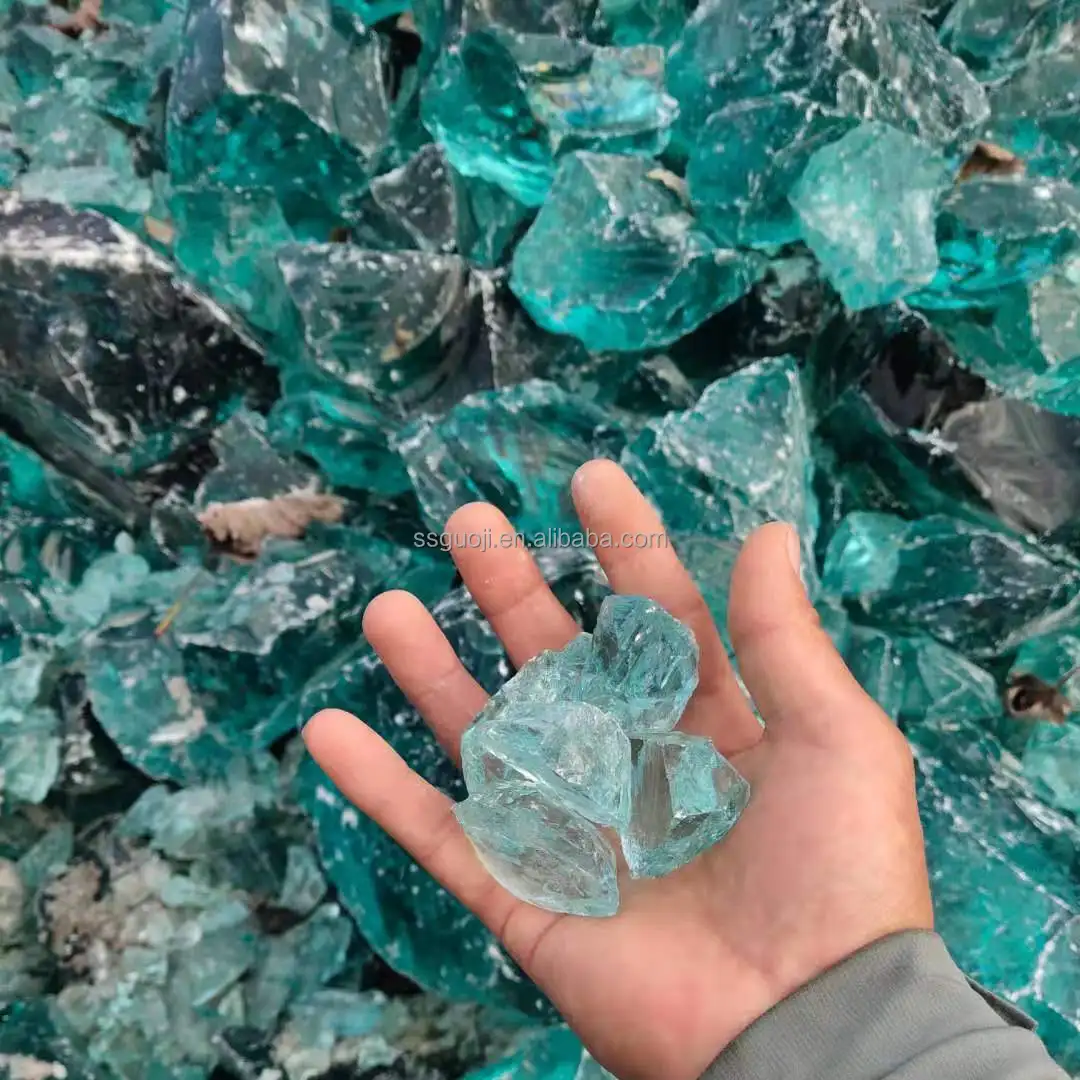 Garden Gabions Slag Glass Rocks for Sale - Decorative Landscaping