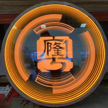 Modern Design Infinity Mirror Wall Decor Led Light Tunnel Mirror With ...