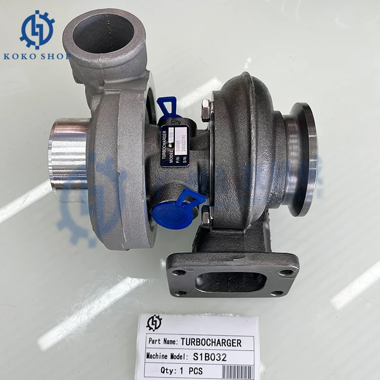 DIESEL ENGINE Turbo S1B032 Loader Spare Part Turbocharger RE518228 ...