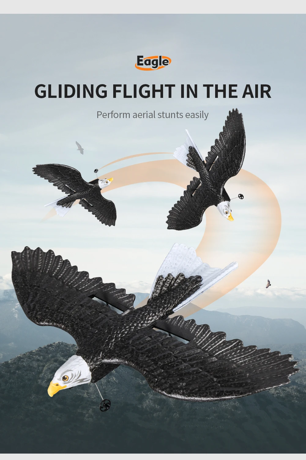 Wholesale 2.4ghz 2ch Rc Aircraft Toy Bionic Animals Remote Control ...