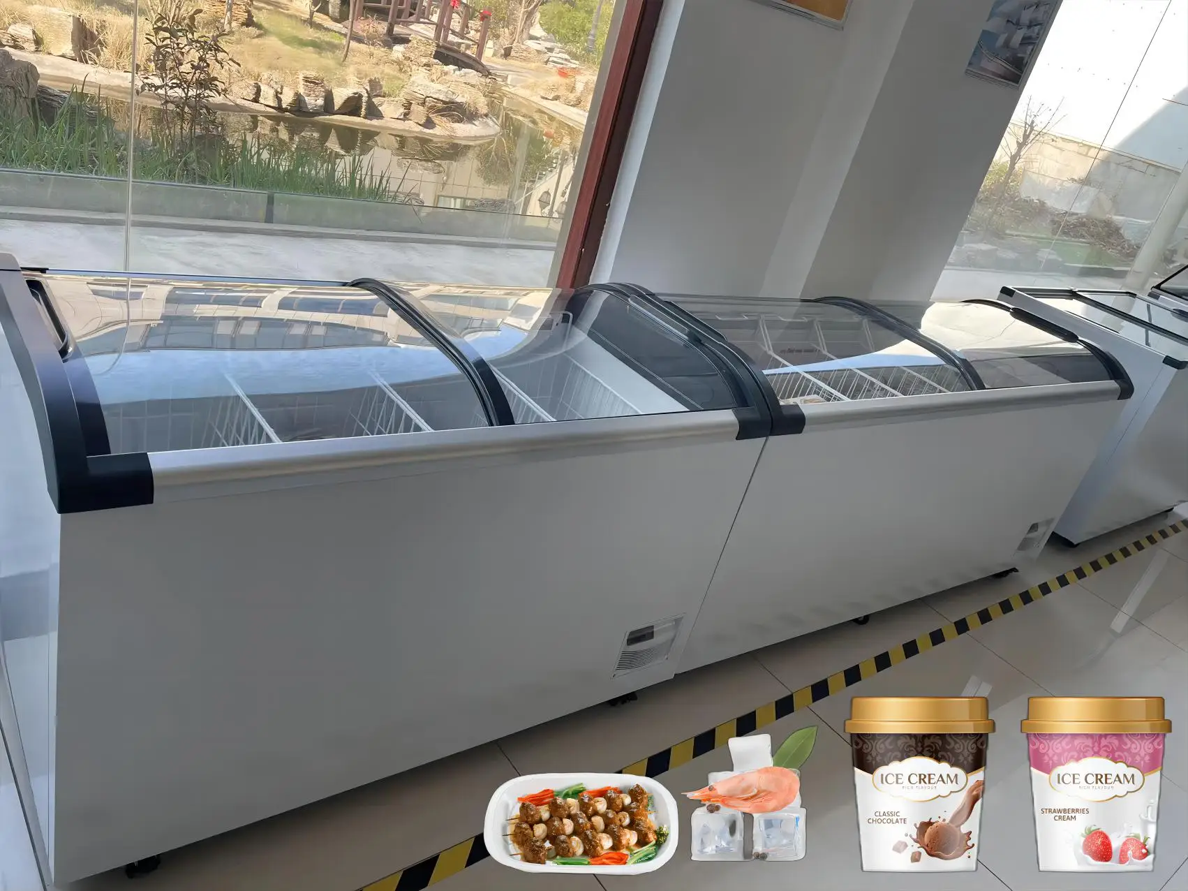 Kenkuhl OEM Commercial Freezer Display Freezers Chest Ice Cream ...