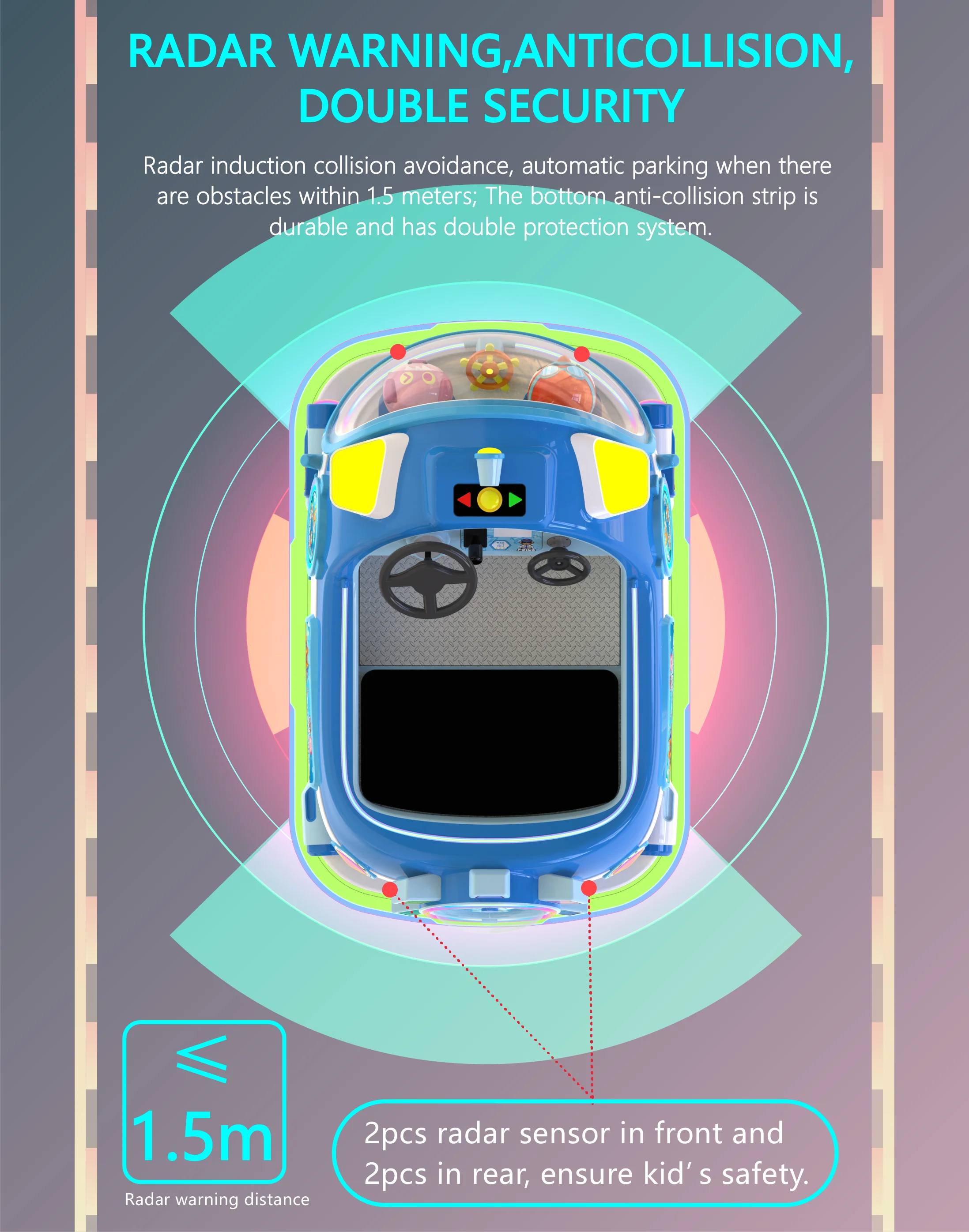 Attractive Submarine Ip Image Kids Bumper Cars Electric Car Ride-on ...
