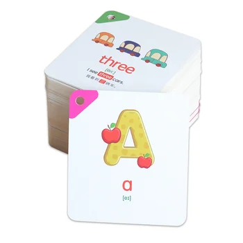Custom Colorful Illustrative Alphabet Flashcards Printing Animal ...