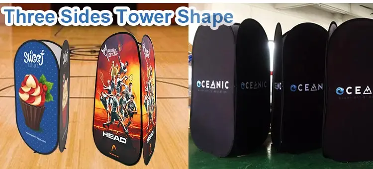 High Quality Outdoor Foldable Popup A Frame Display Double Sided ...