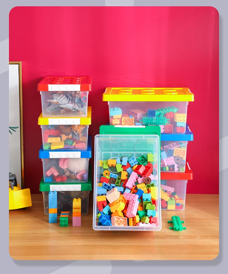 Home Plastic Storage Boxes Bins Containers for Kids & Teen Accessories ...