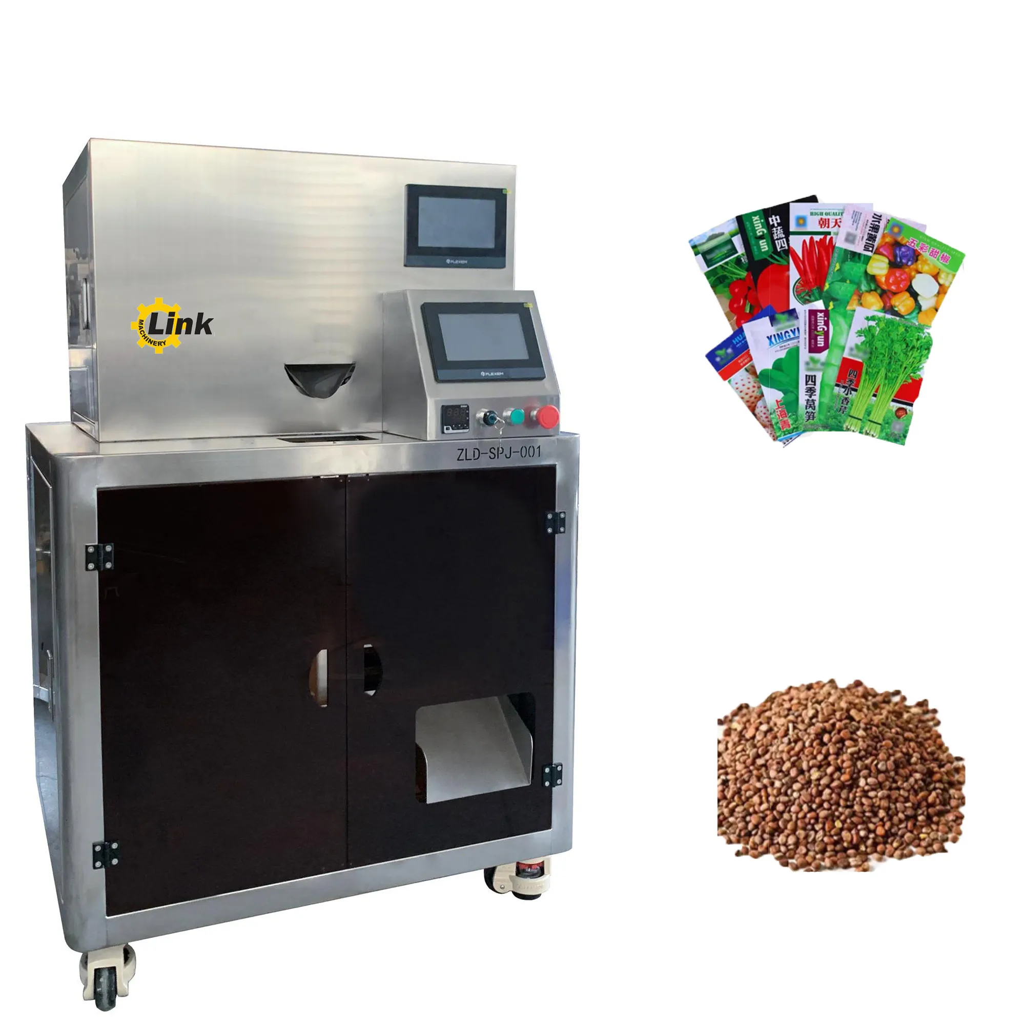 Fully Automatic Granular Potato Chips Snacks Nuts Prefabricated Zipper ...