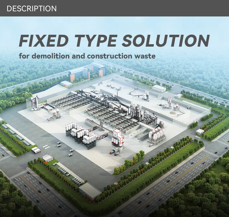 Customized Construction Garbage Waste Treatment Machinery Waste Sorting ...